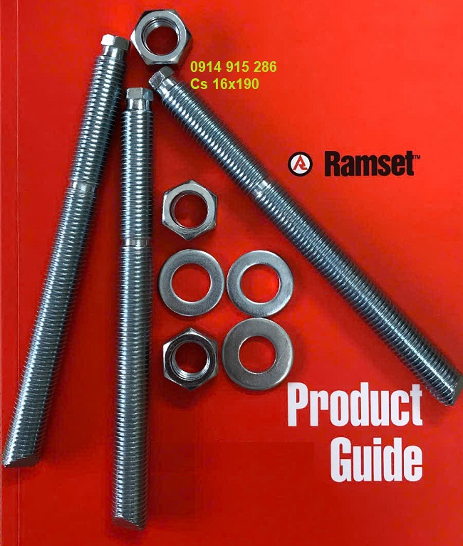 Thanh ren Ramset dùng để tạo bulong hóa chất Ramset chất lượng cao